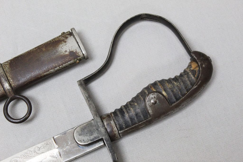 Imperial German Triple Engraved Sword - 1 Guarde Feld Art Regt . SGi44 ...