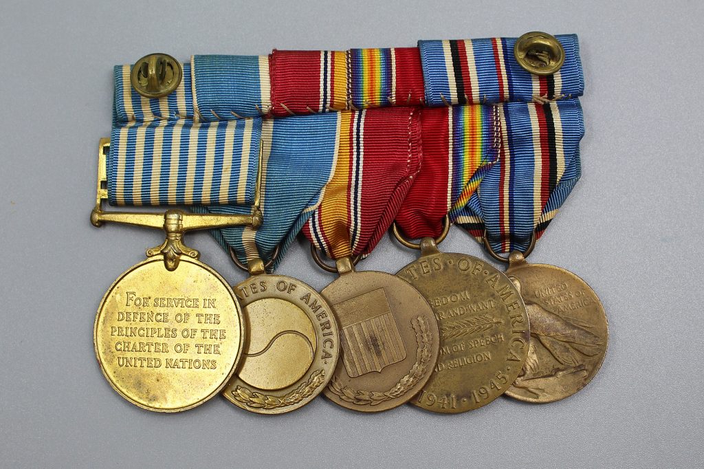 US 5 Place Medal Bar WW2/Korea . YMU4627 - Time Traveler Militaria