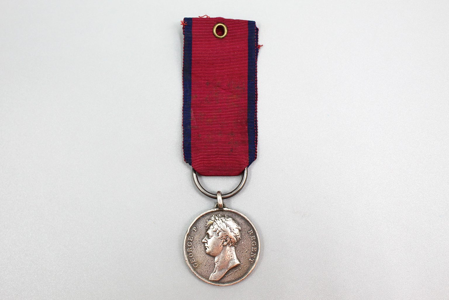 British Waterloo Medal - 40th Foot Rgt (Repaired Suspension) . BM491 ...
