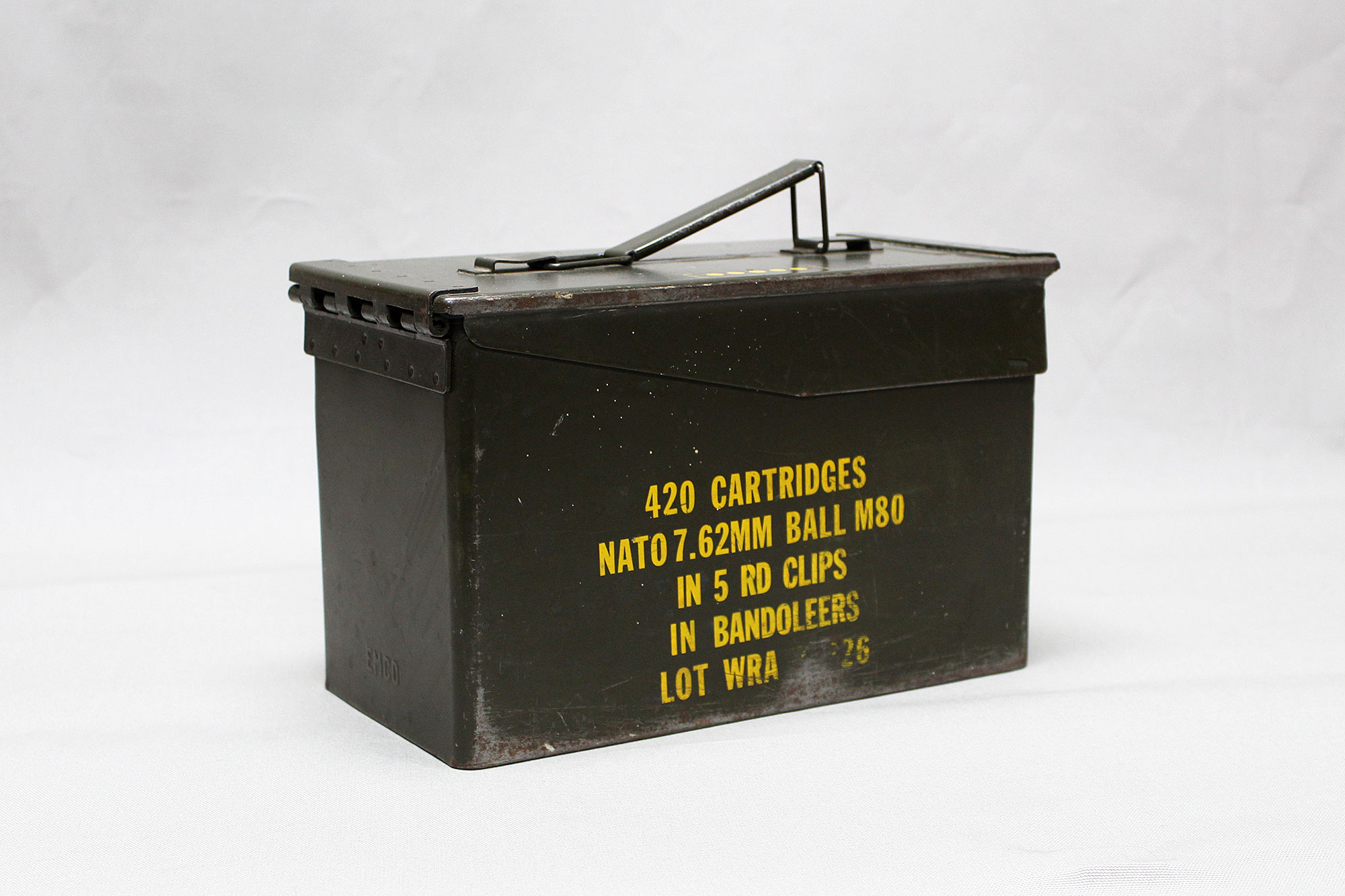 US Military Empty Storage Can . FLU3458 - Time Traveler Militaria