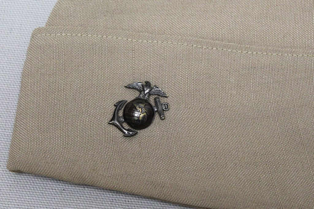 USMC Tan Tropical Garrison Cap . HU1095 - Time Traveler Militaria
