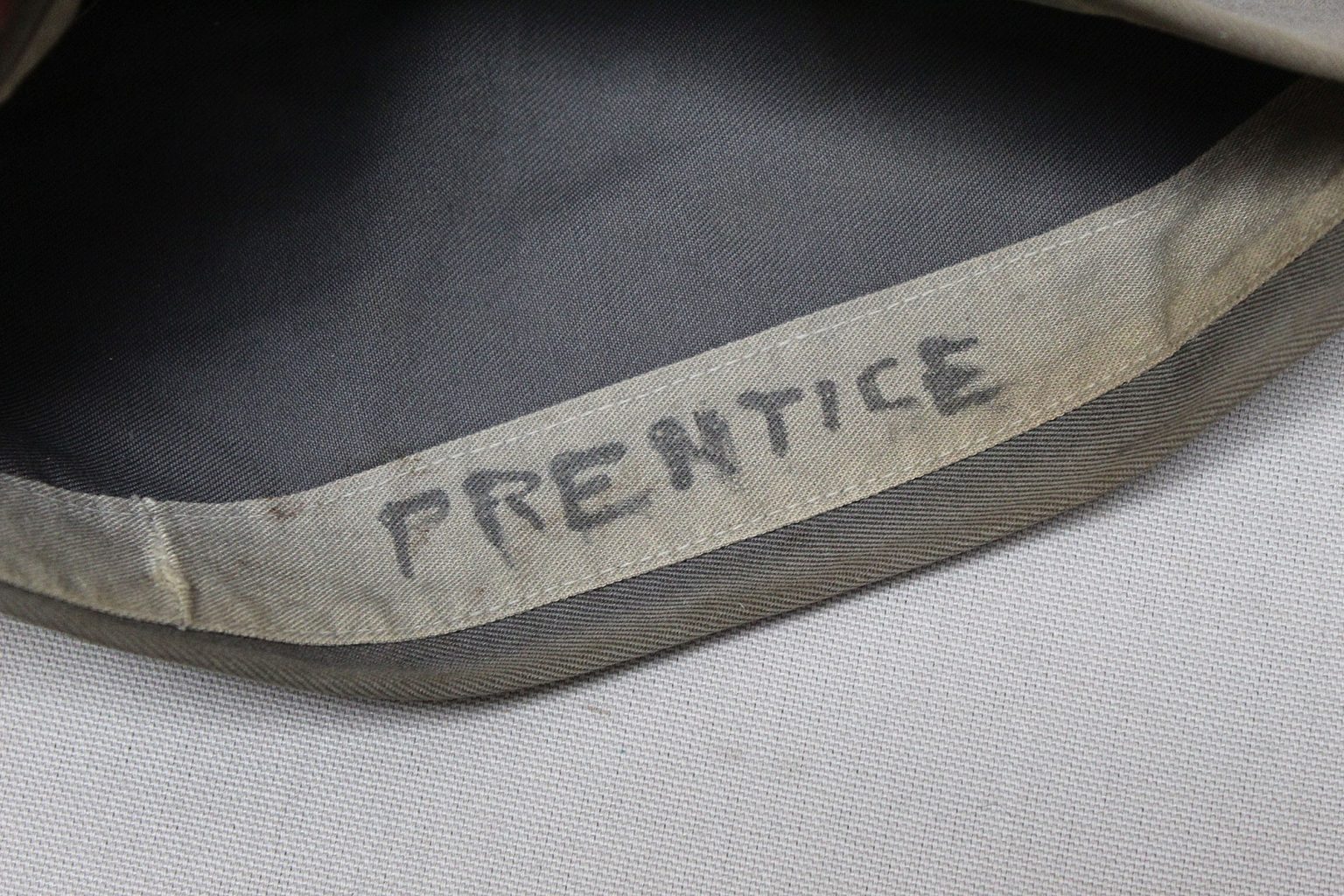 US Navy Gray Garrison Cap - WW2-Korea - Named . HU663 - Time Traveler ...