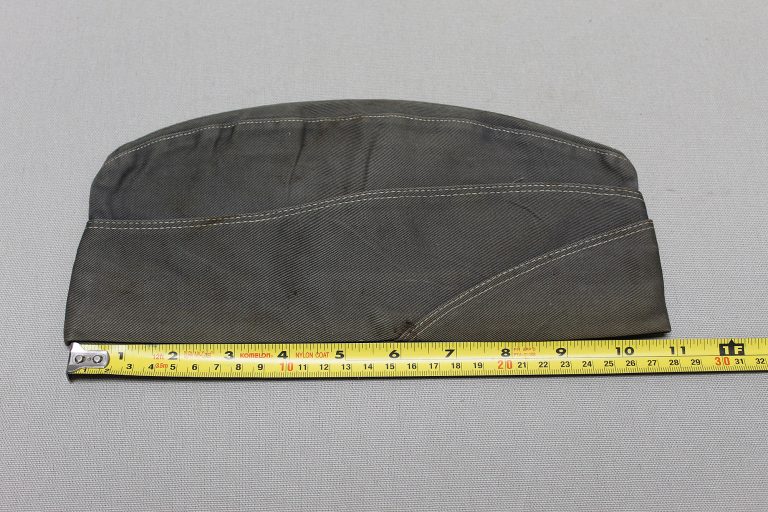 US Navy Gray Garrison Cap - WW2-Korea - Named . HU663 - Time Traveler ...