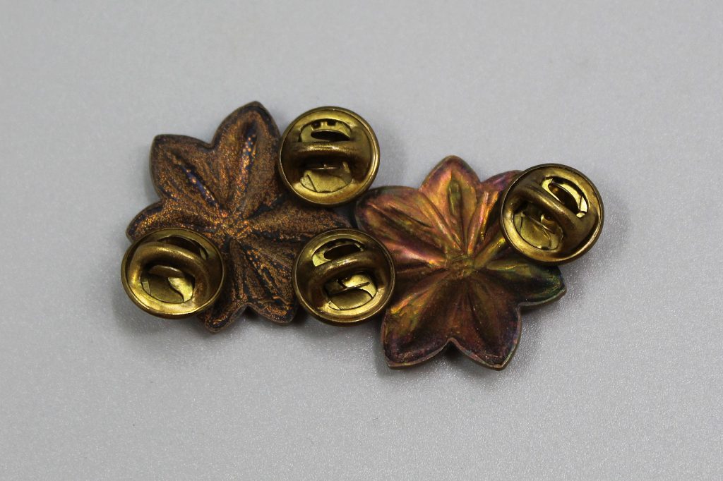 US Major/Lt Colonel Subdued Rank Insignia Pair . FLU3464 - Time ...