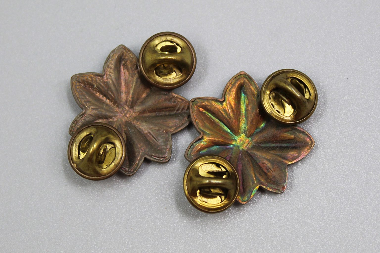 US Major/Lt Colonel Subdued Rank Insignia Pair . FLU3465 - Time ...