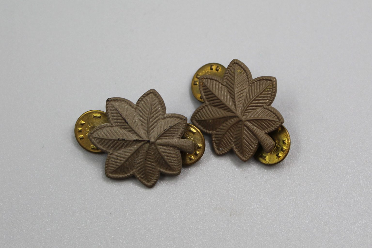 US Major/Lt Colonel Subdued Rank Insignia Pair . FLU3466 - Time ...