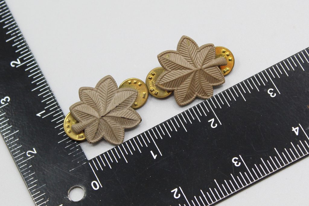 US Major/Lt Colonel Subdued Rank Insignia Pair . FLU3466 - Time ...