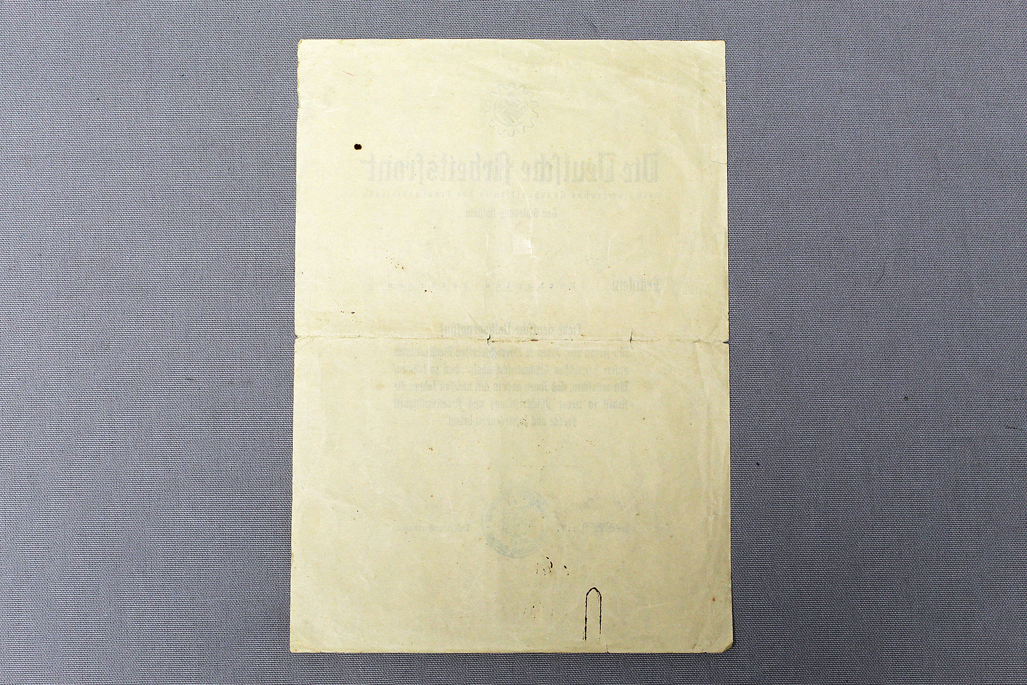 WW2 German DAF Document . GD898 - Time Traveler Militaria