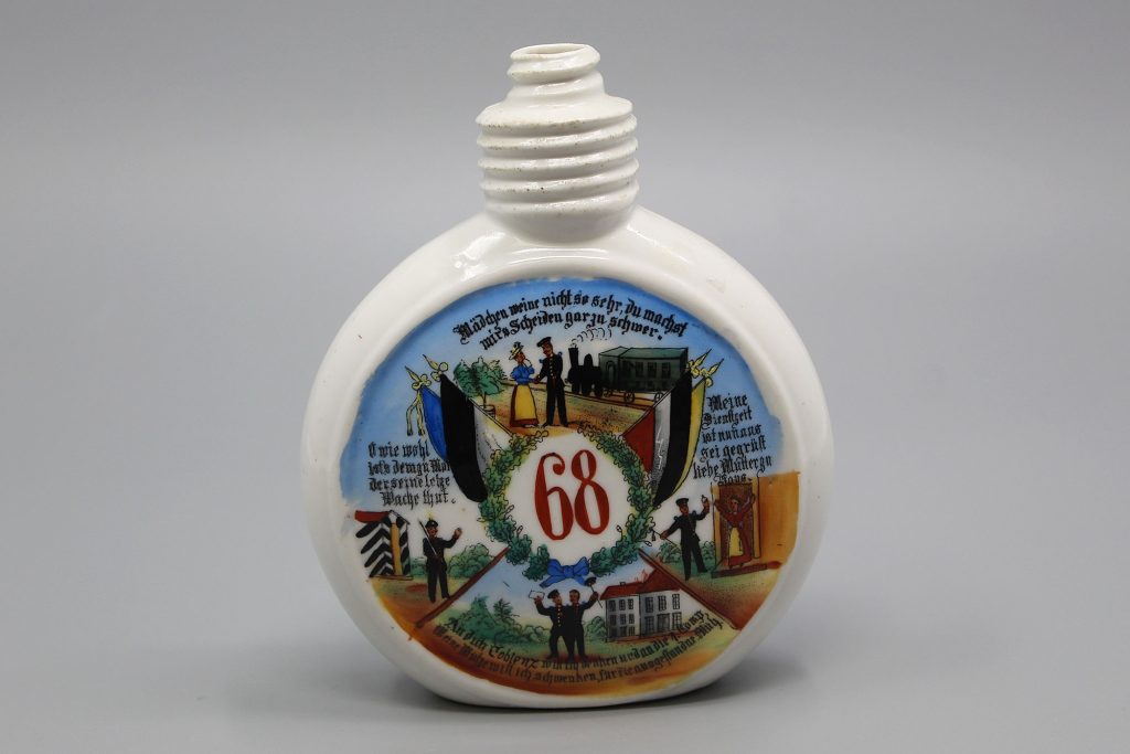 Imperial German 68th Regiment Flask . IMM120 - Time Traveler Militaria