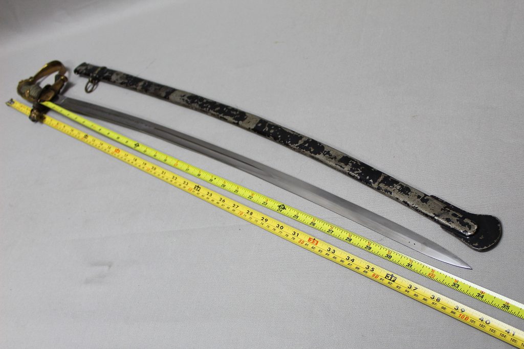 Imperial German Artillery Lion Head Sword - Triple Engraved Blade ...