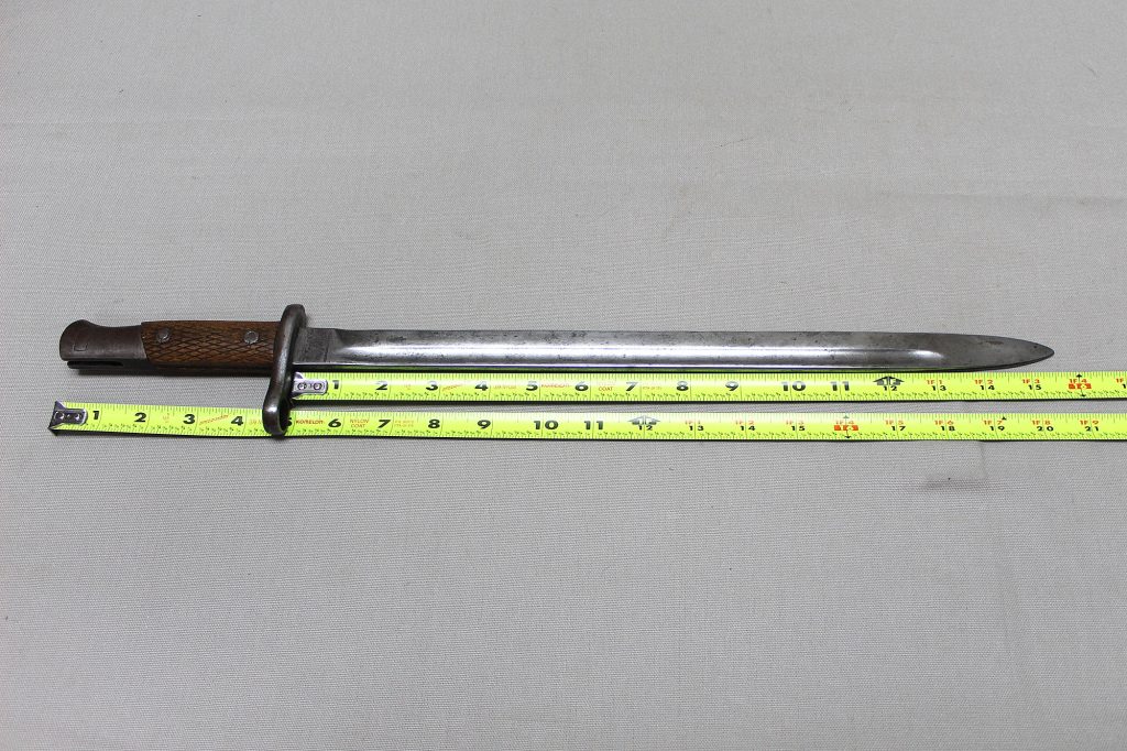 Spanish Artillery M1913 Bayonet – Low Serial #, No Scabbard . BAYO619 ...