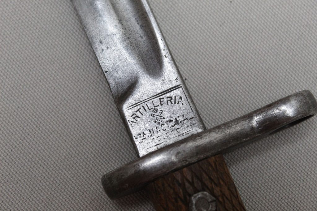 Spanish Artillery M1913 Bayonet – Low Serial #, No Scabbard . BAYO619 ...