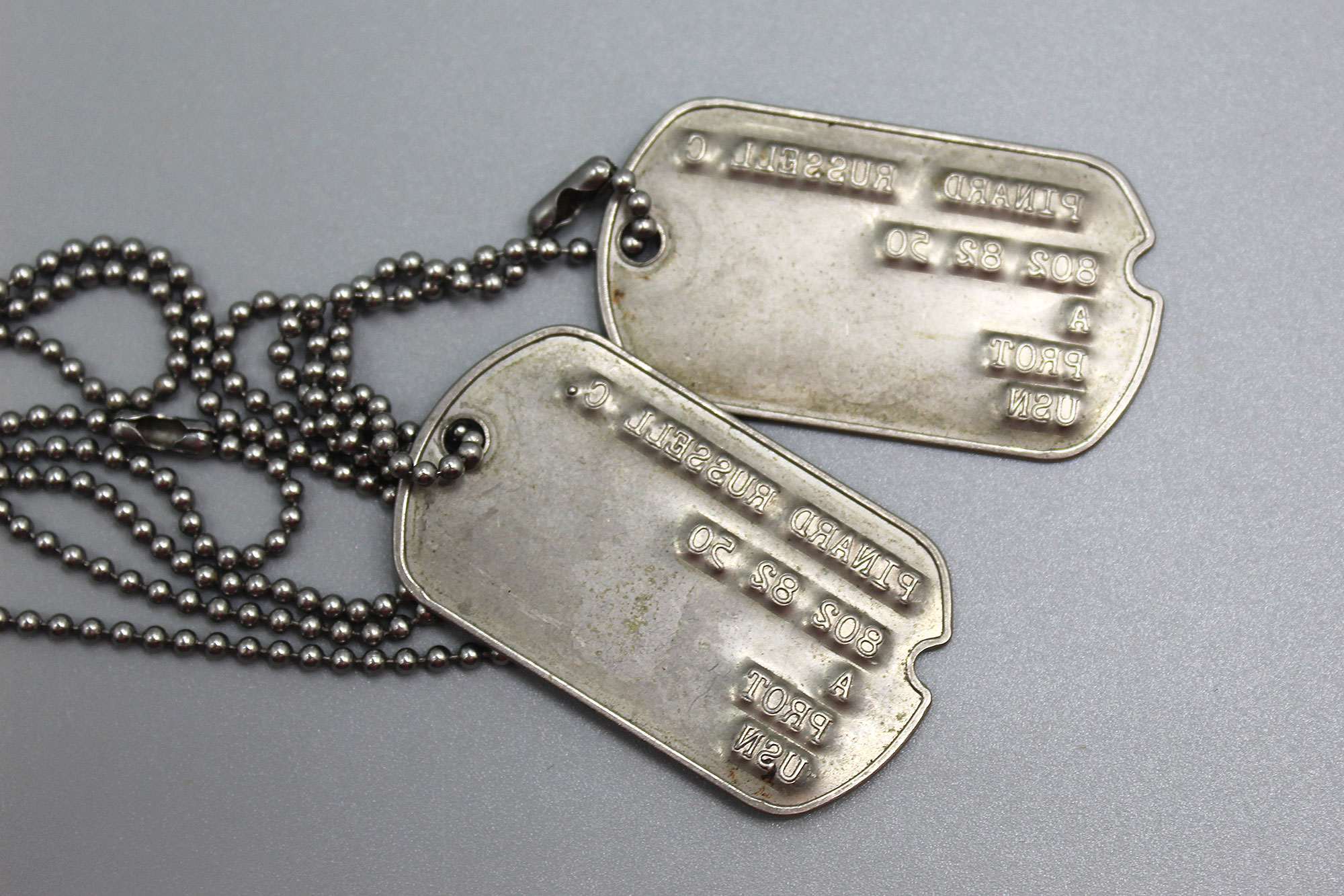 What Information Is On A Navy Dog Tag