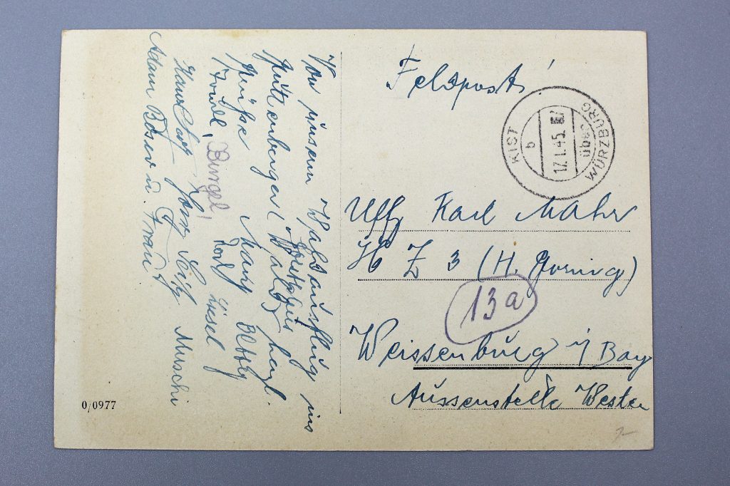 WW2 German Postcard Italian Landscape - Feldpost 1945 . GD471 - Time ...