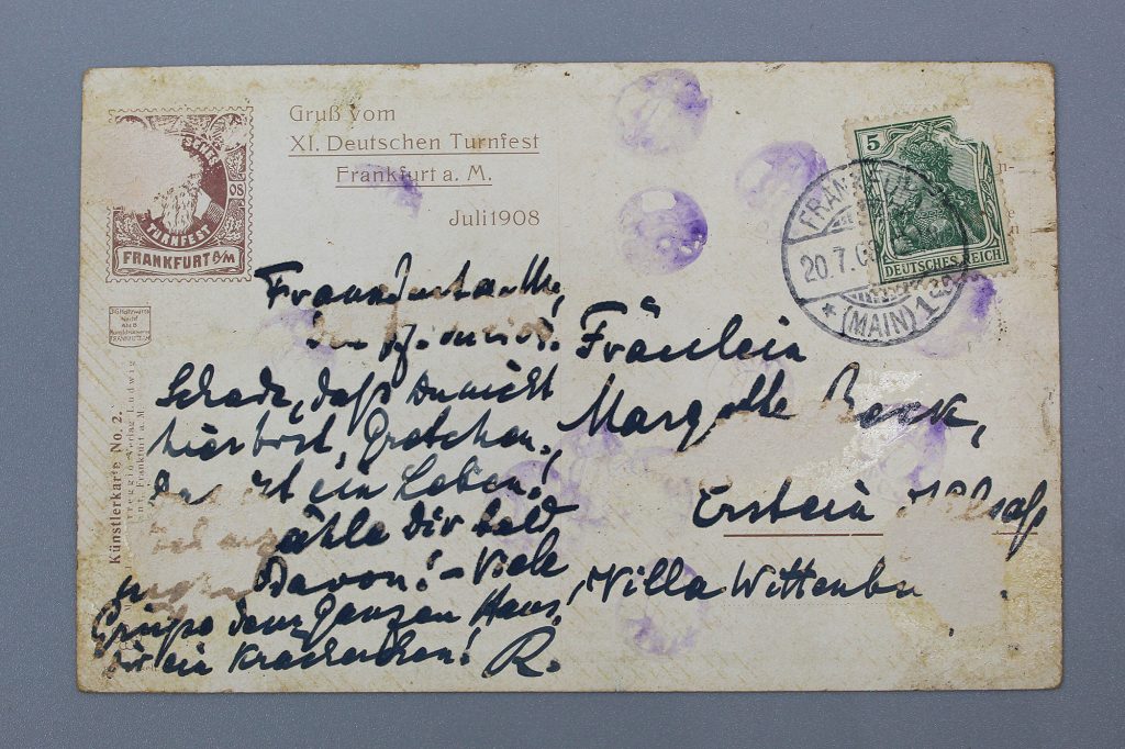 Imperial German Postcard - July 1908 Frankfurt . GD914 - Time Traveler ...