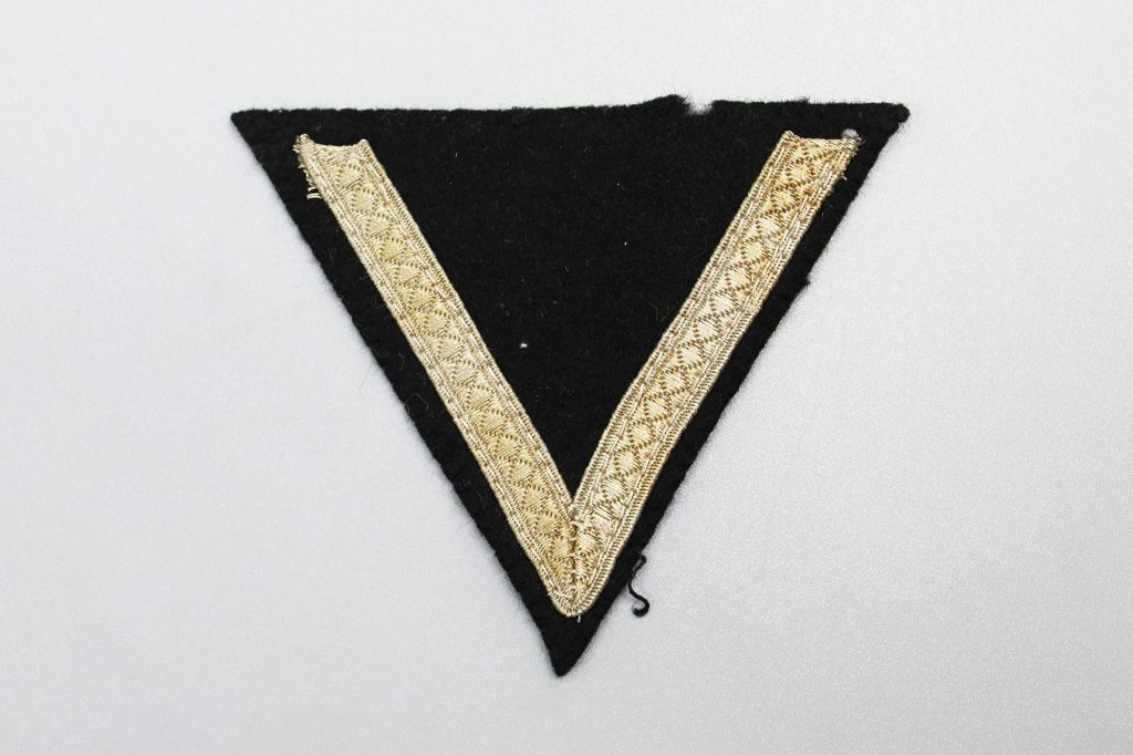 WW2 German SS Rank Chevron . EFL6125cxa - Time Traveler Militaria