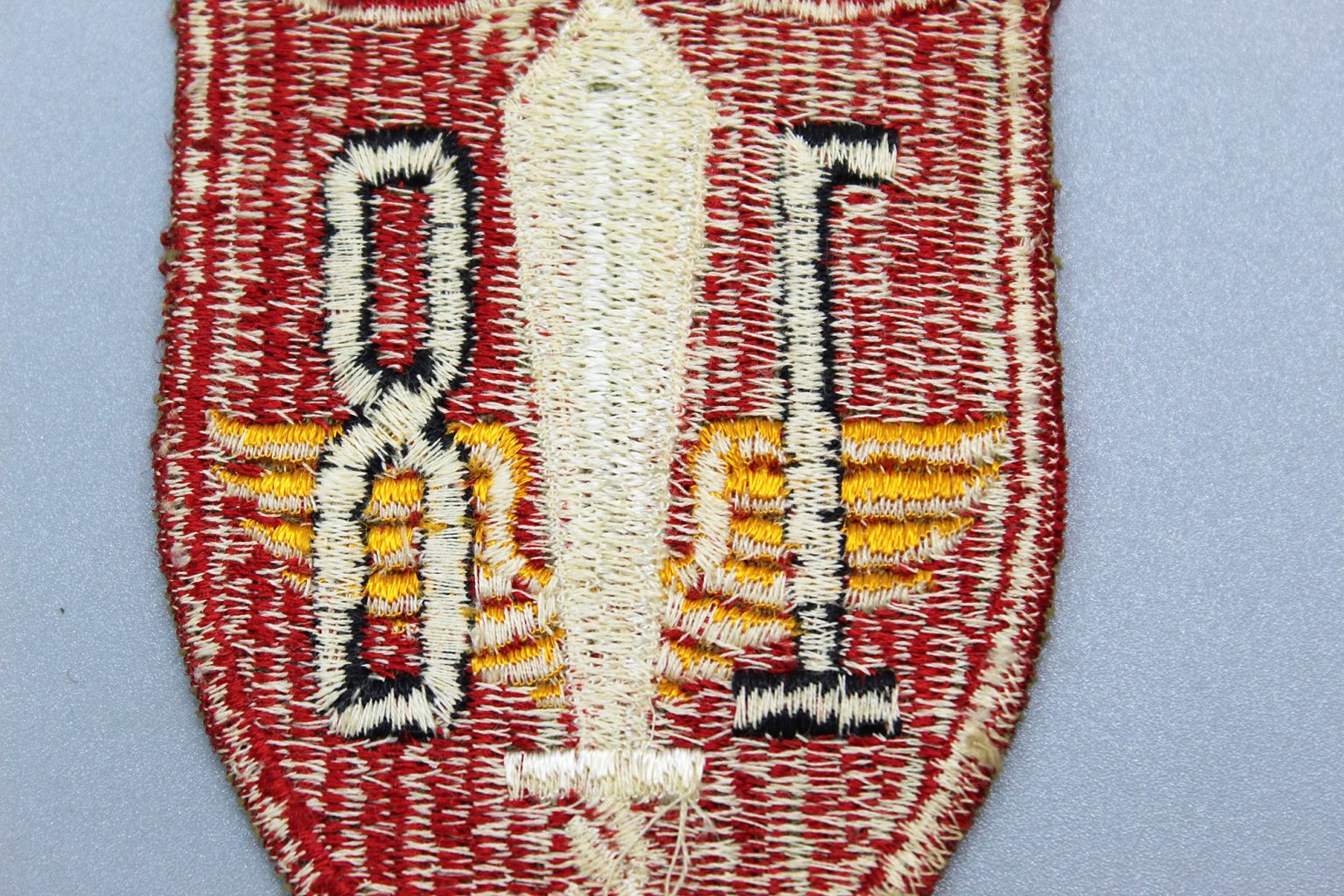 USMC WW2 18th Defense Battalion Patch . FLU121 - Time Traveler Militaria