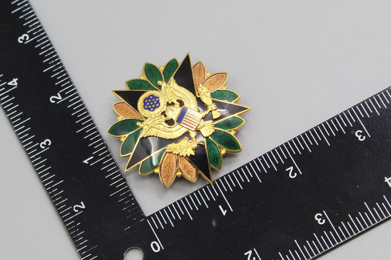 US Army General Staff ID Badge (Damaged Enamel) . FLU3540 - Time ...