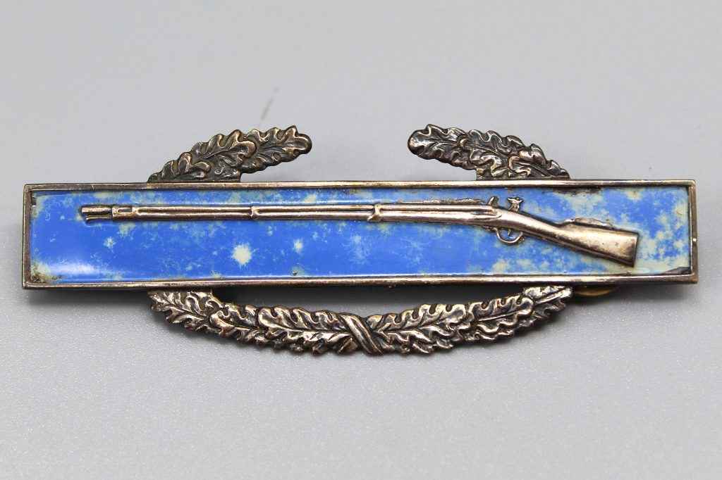 US Army Combat Infantryman Badge (CIB) - Sterling (stain damage ...