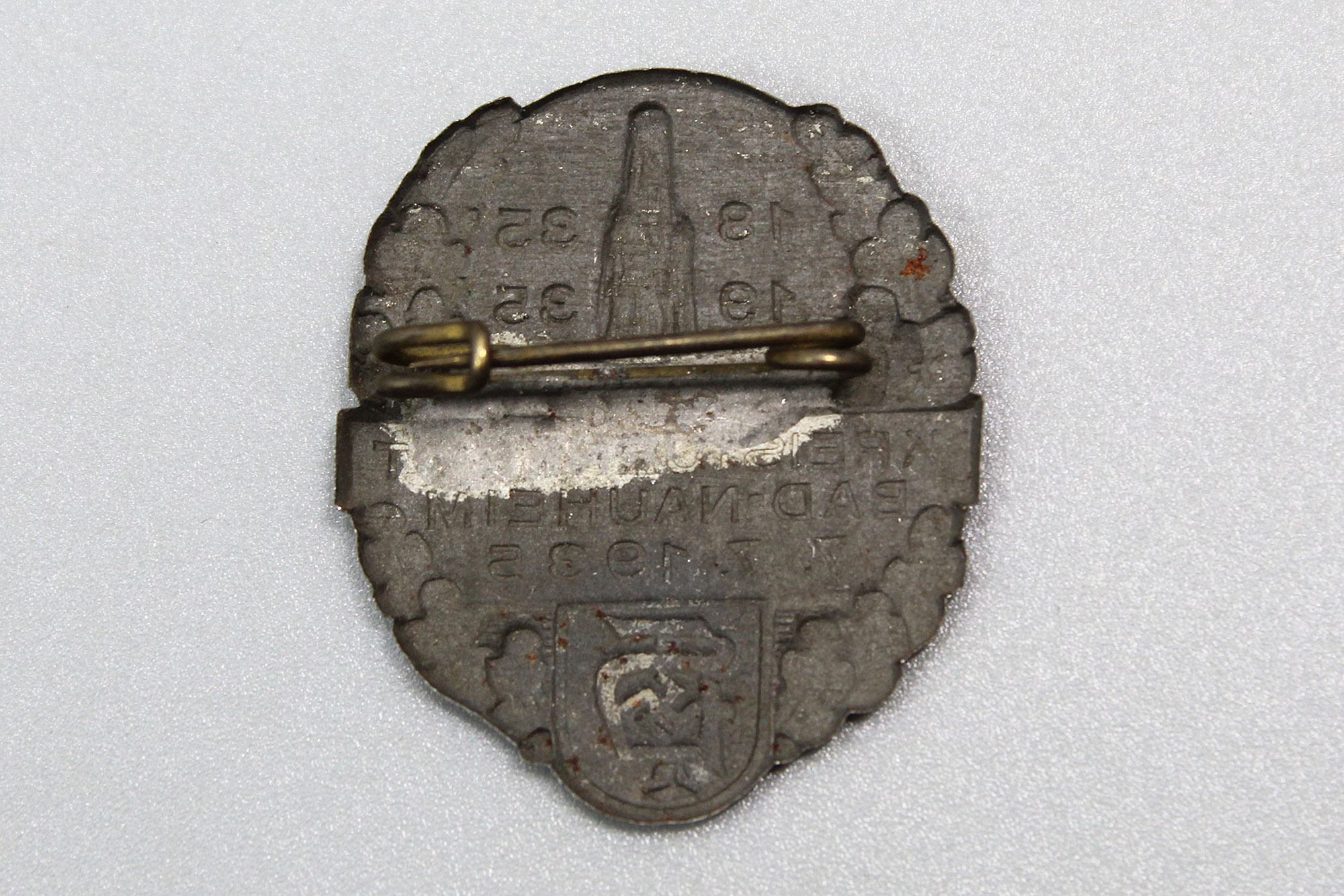 WW2 German 1935 100 Year Tinnie . PIN1210 - Time Traveler Militaria