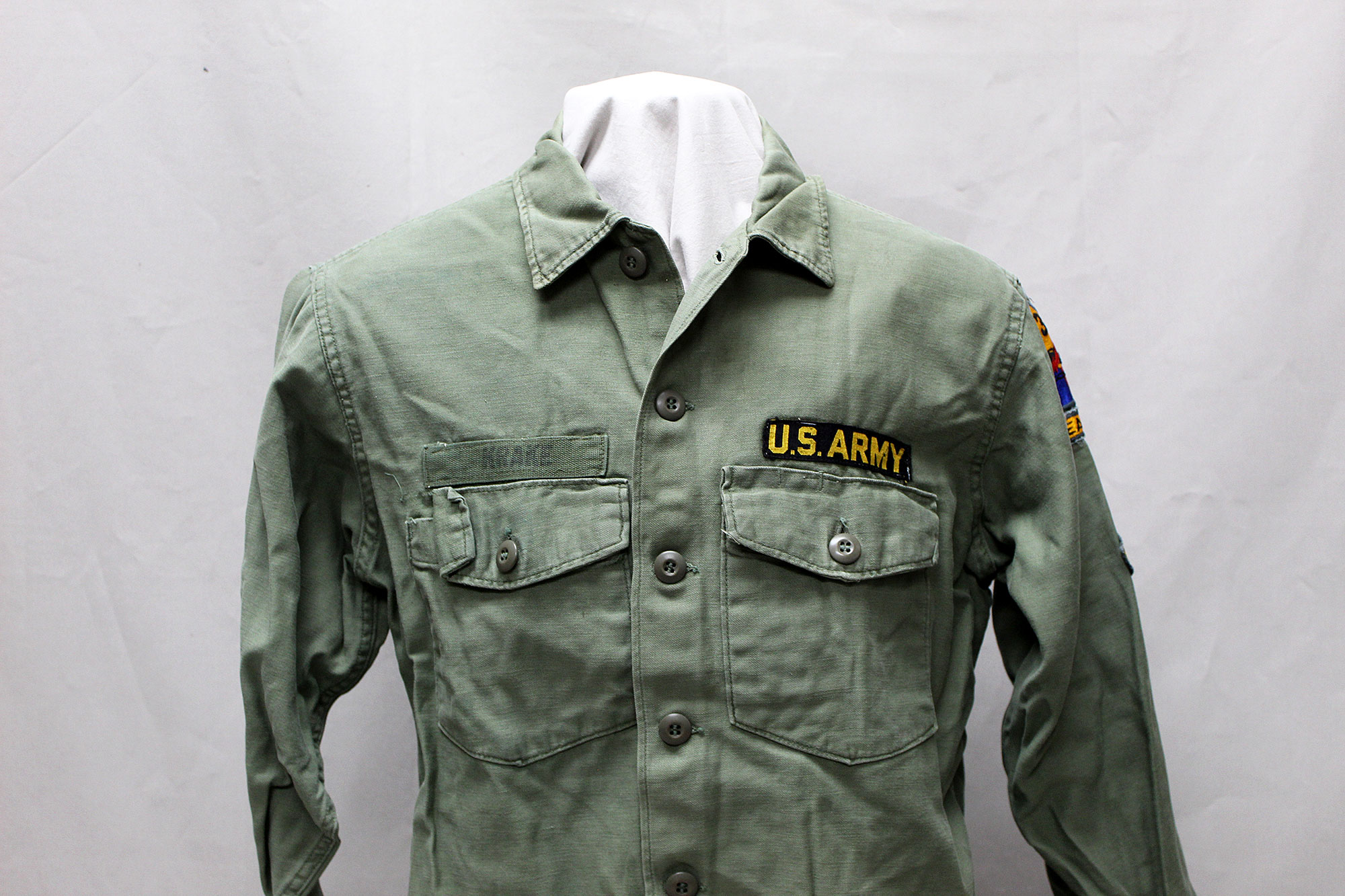 US Army Utility Shirt OG 107 1967 16 1 2 X 32 UA831 Time
