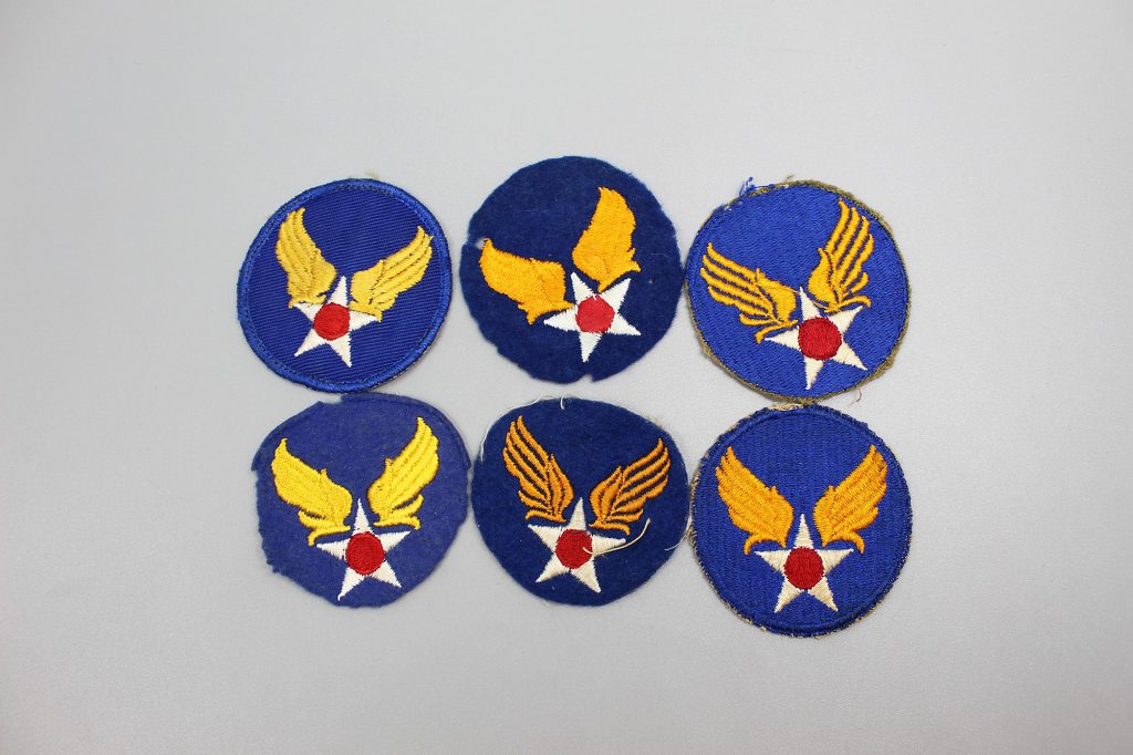 Group of WW2 Army Air Force HQ Patches . USP1084B - Time Traveler Militaria
