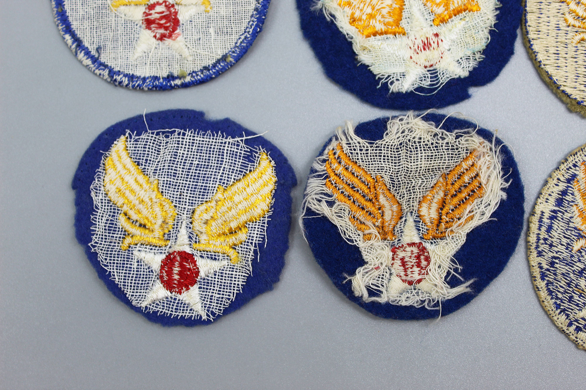Group of WW2 Army Air Force HQ Patches . USP1084B - Time Traveler Militaria