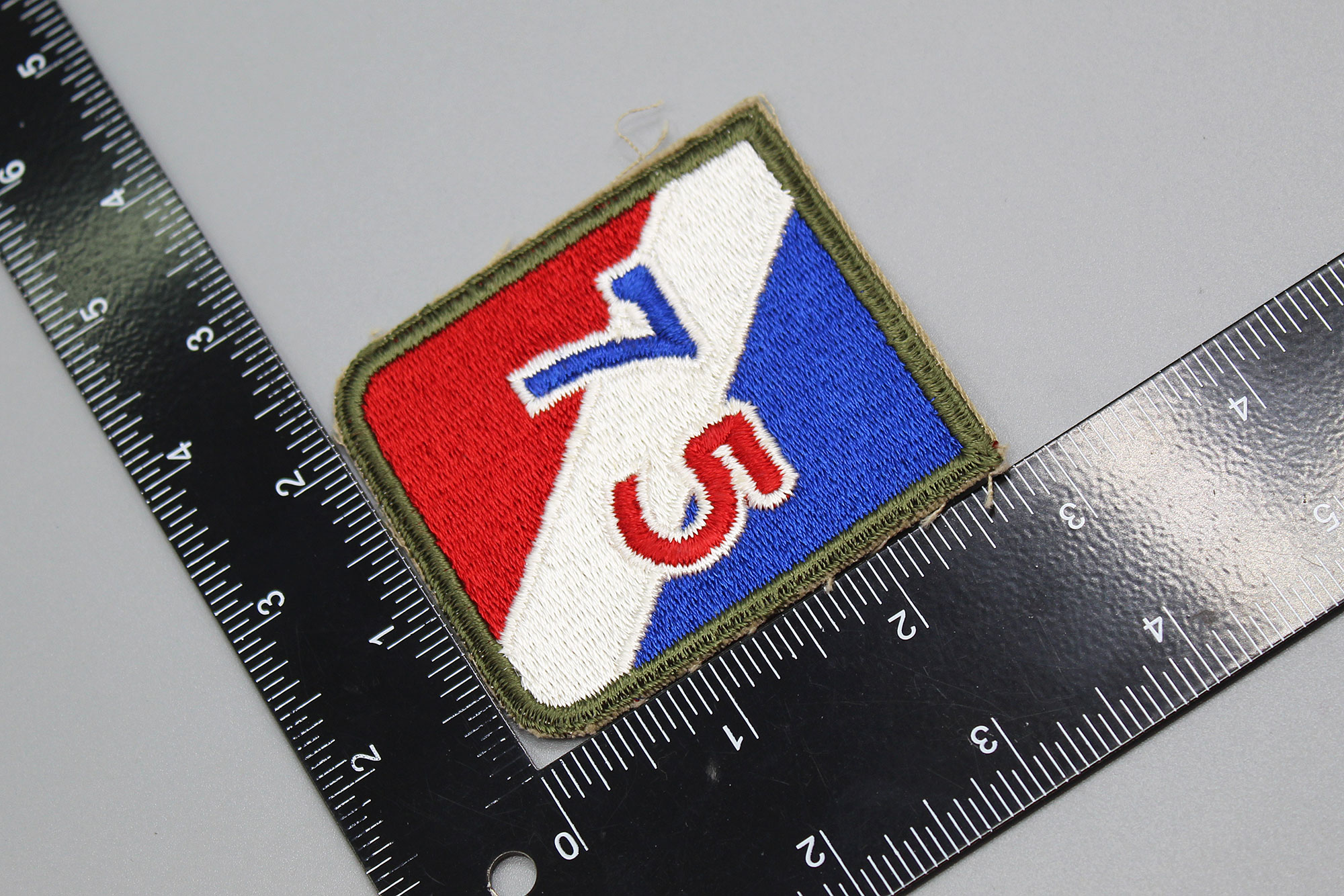 US 75th Infantry Division Patch - WW2 . USP523 - Time Traveler Militaria