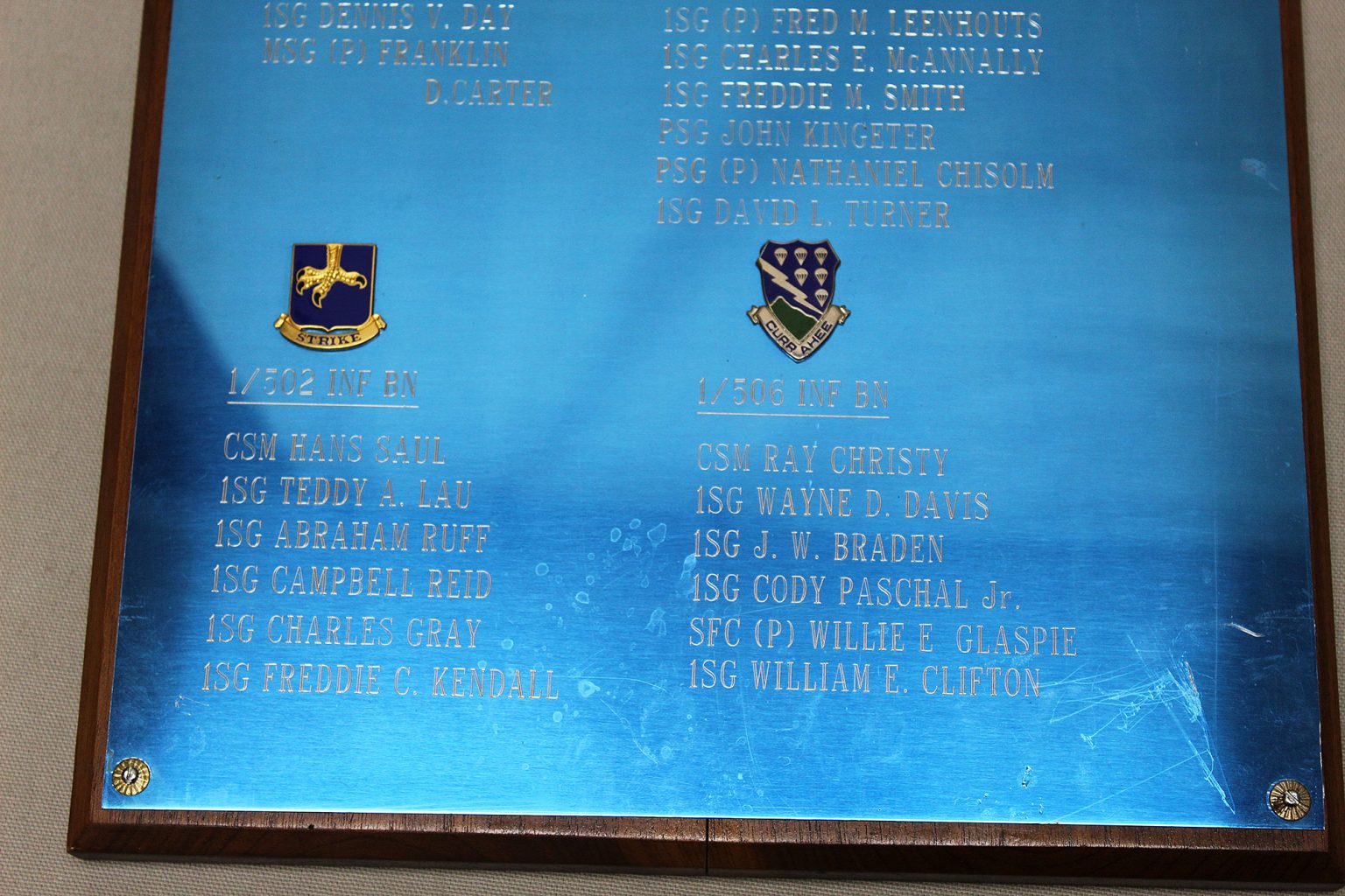 US Army 101st Airborne 2d Air Assault Brigade Plaque . FLU3558 - Time ...