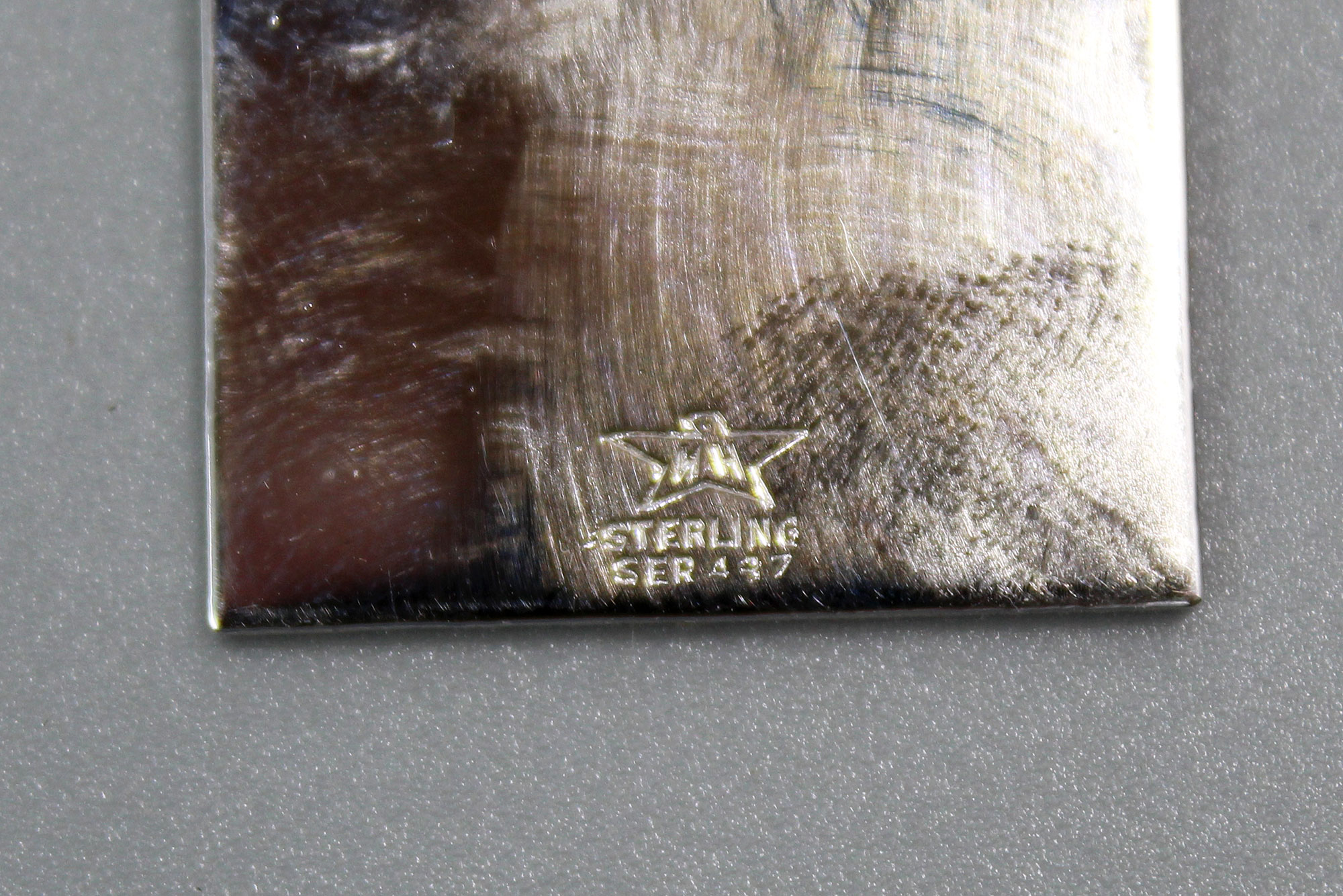 USMC Rifle Marksman Badge - H-H Sterling . FLU3577 - Time Traveler ...