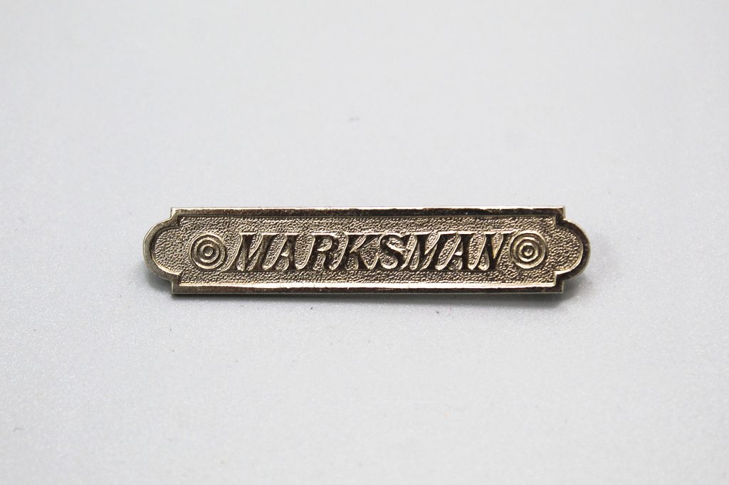 USMC Marksman Bar - WW2 . FLU628 - Time Traveler Militaria