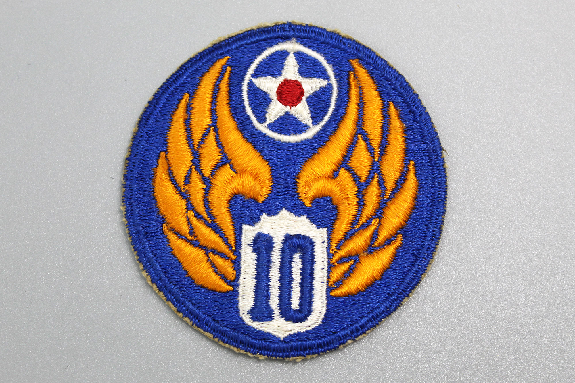 US 10th AAF Patch - WW2 . USP167 - Time Traveler Militaria