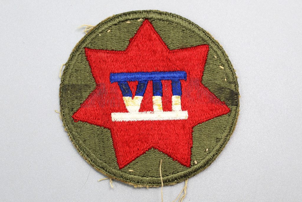 US 7th Army Corps Patch - WW2 . USP292 - Time Traveler Militaria
