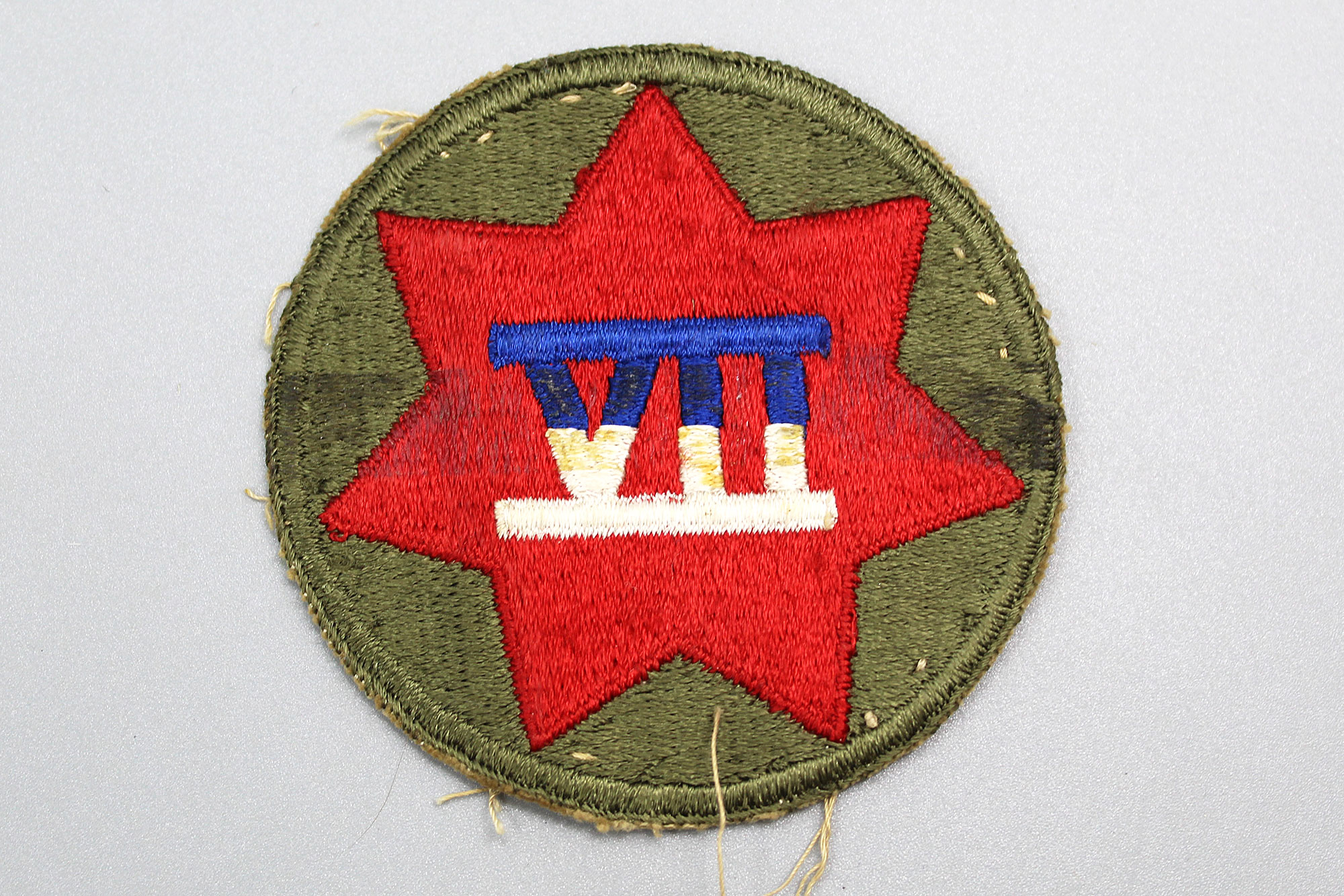 US 7th Army Corps Patch - WW2 . USP292 - Time Traveler Militaria
