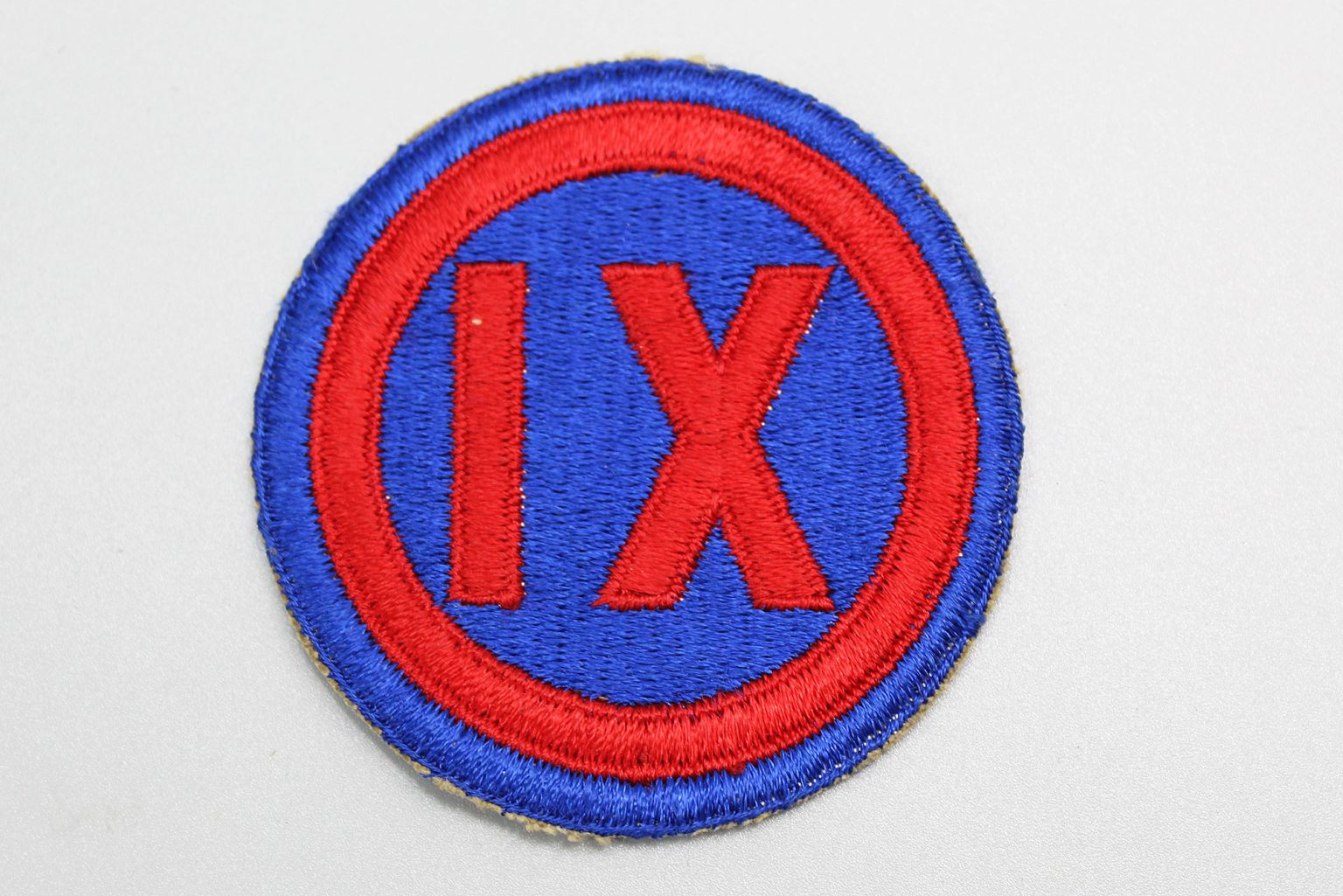 US 9th Army Corps Patch - WW2 . USP485 - Time Traveler Militaria