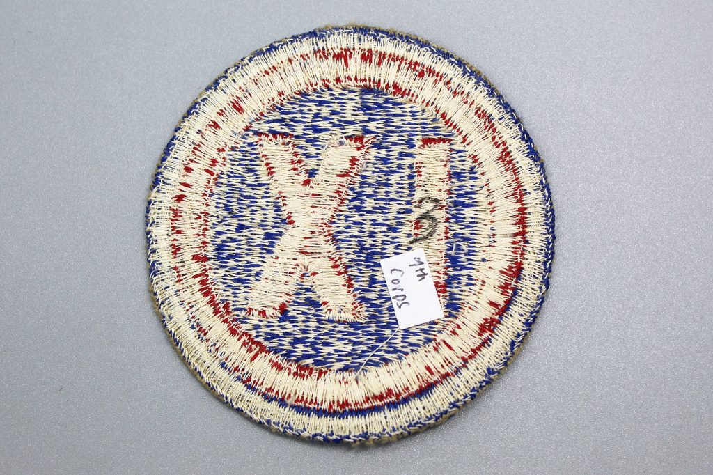 US 9th Army Corps Patch - WW2 . USP485 - Time Traveler Militaria