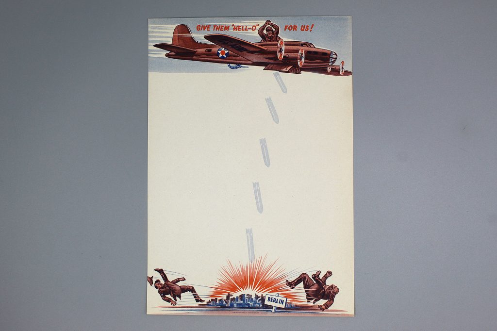 US 1942 Military Themed Letterhead - Give Them "Hell-O" for US. FLU3618 ...