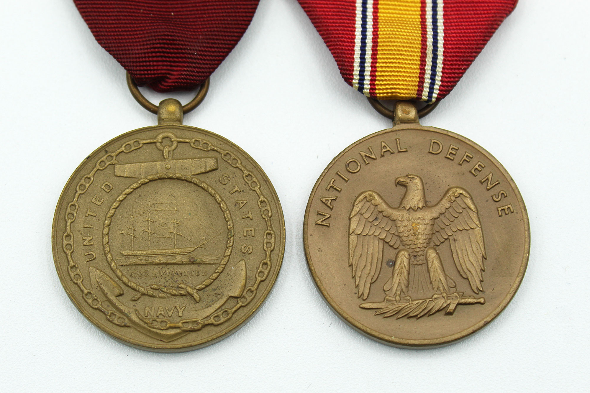 US Navy 2 Place Medal Bar . YMU656 - Time Traveler Militaria