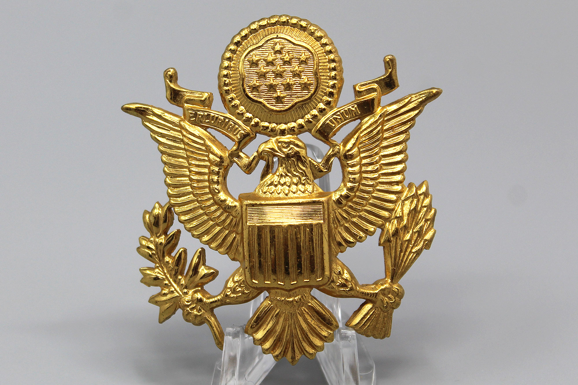 US Army Officer Visor Cap Eagle . FLU3638 - Time Traveler Militaria