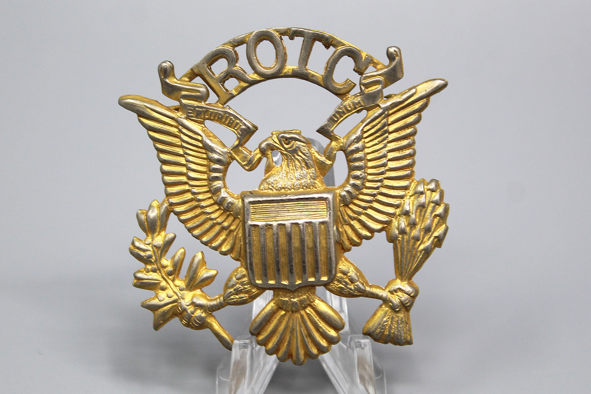 US ROTC Visor Cap Eagle . FLU3640 - Time Traveler Militaria