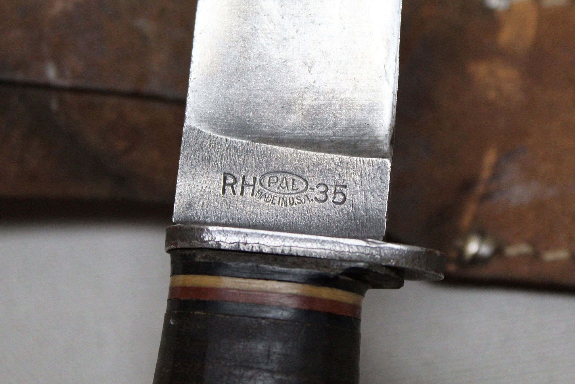 US Navy Fighting Knife PAL RH-35 Mark 1 - WW2 . DWU1024 - Time Traveler Militaria