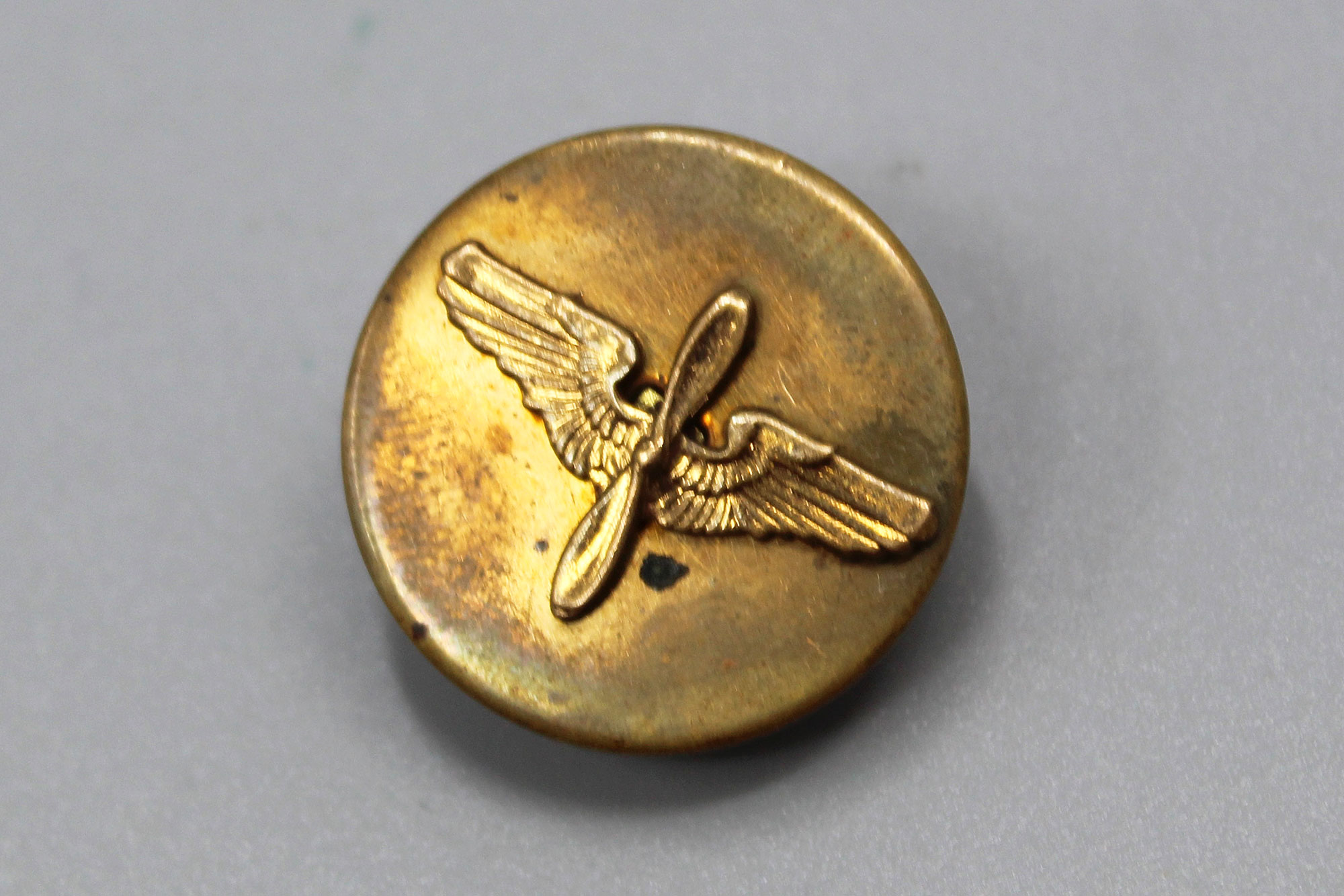 US WW2 AAF Enlisted Collar Disk . FLU3651 - Time Traveler Militaria