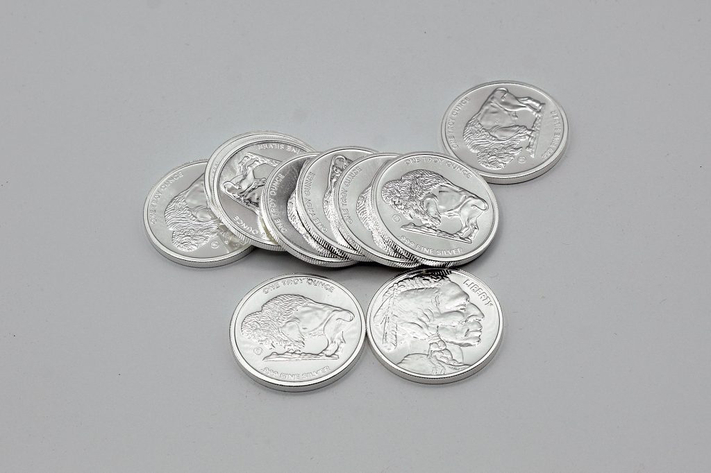 US Buffalo 1oz Silver Rounds - Price Each . GAS138 - Time Traveler ...