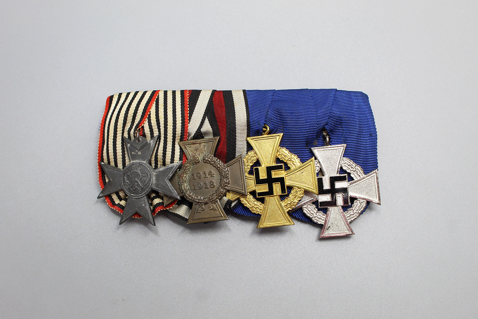 WW2 German Four Place Medal Bar . GO5008 - Time Traveler Militaria