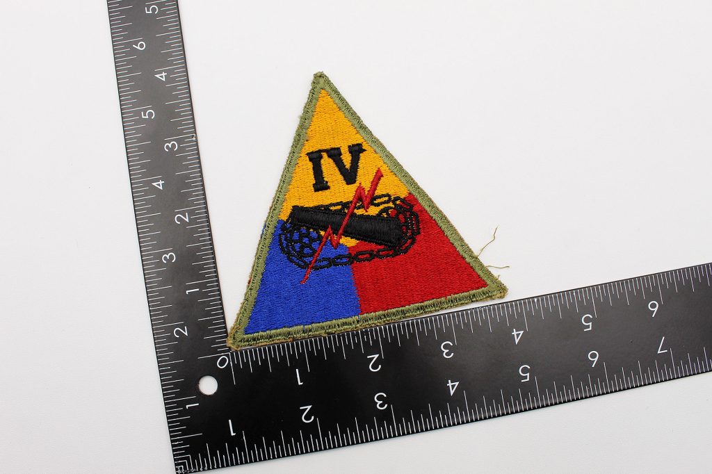 US Army IV (4th) Armored Corps Patch - WW2 . USP1111 - Time Traveler ...