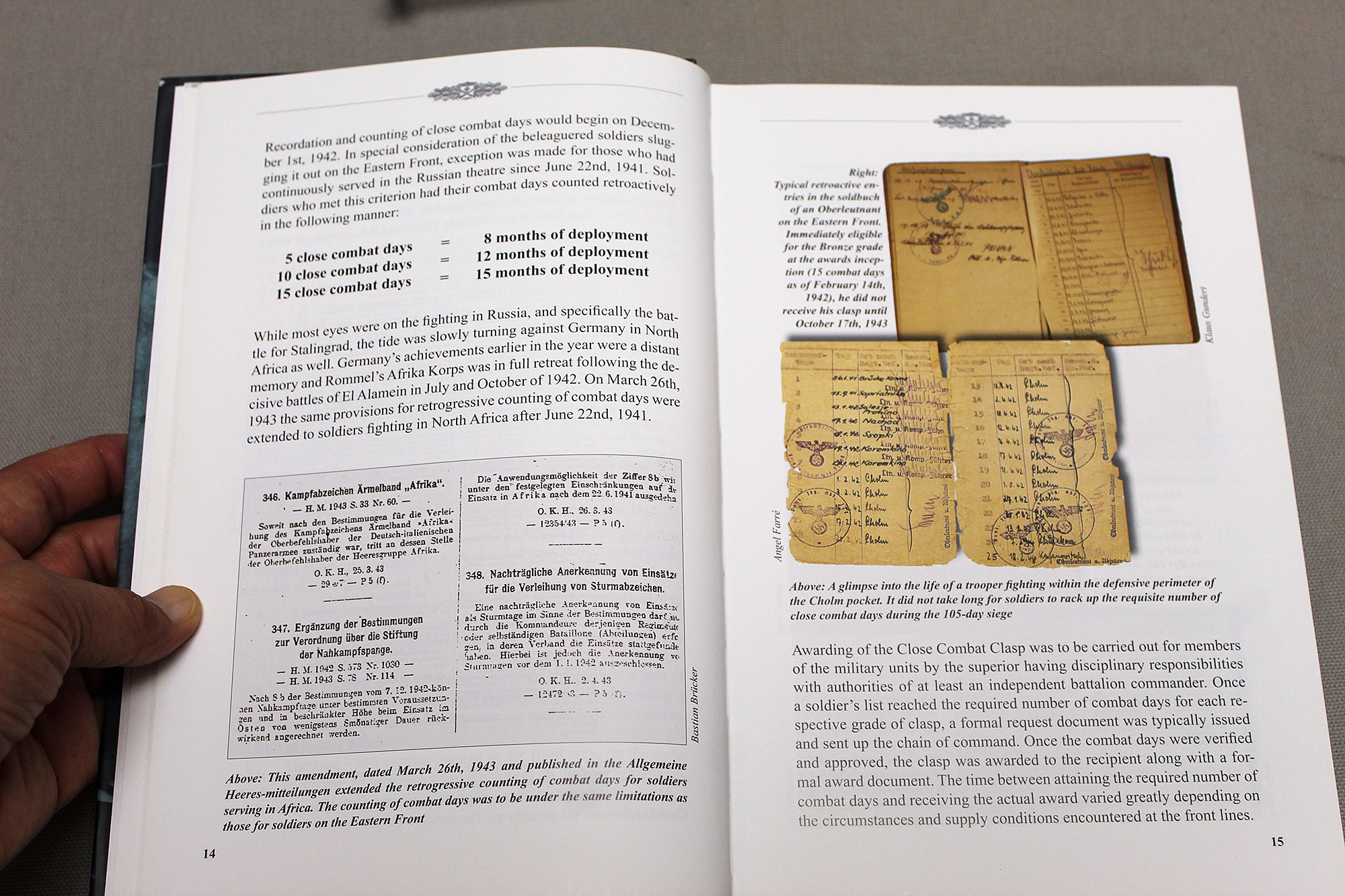 WW2 German Close Combat Clasp Reference Book - 1st Edition . BOOK120 ...