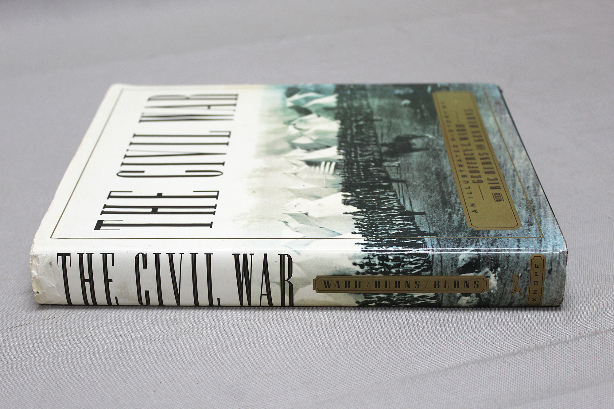 The Civil War Book by Geoffrey Ward . BOOK122 - Time Traveler Militaria