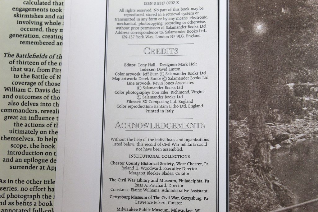 The Battlefields of the Civil War by William Davis . BOOK127 - Time ...