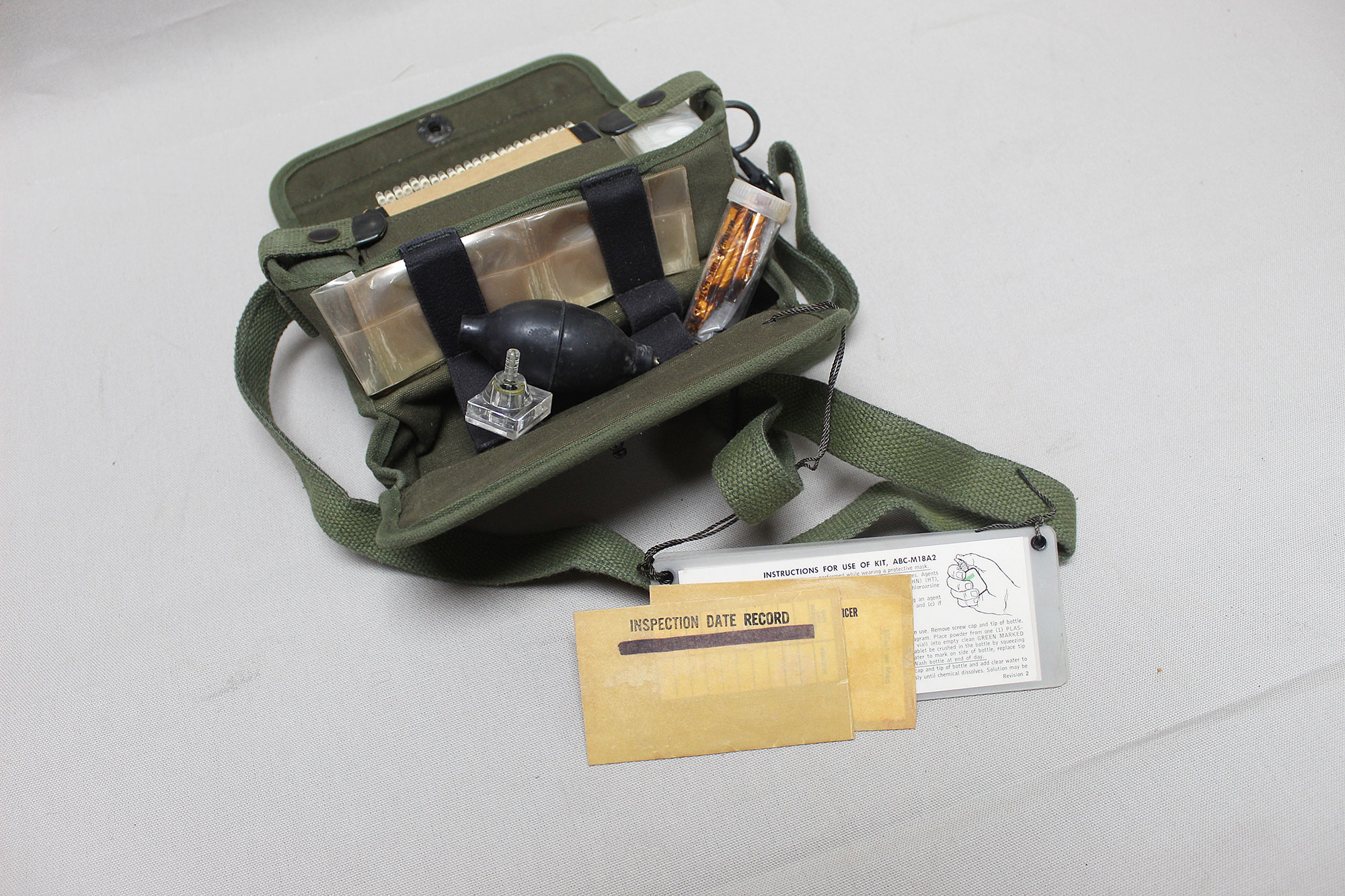 US Army Chemical Agent Detection Kit ABC-M18A2 w/Contents - VN ...