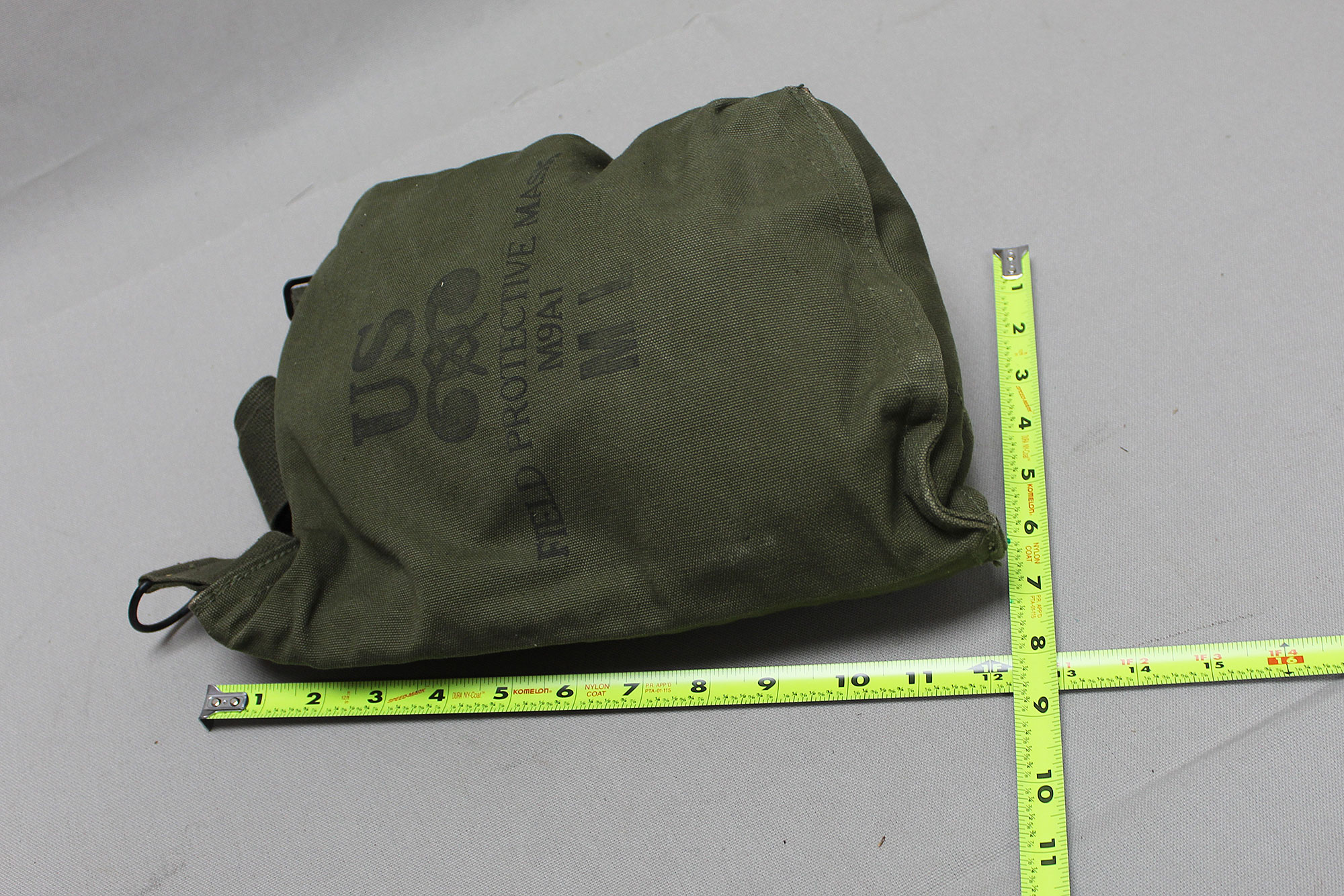 US M9A1 Field Protection Mask in Carry Bag w/Strap . FLU3649 - Time ...